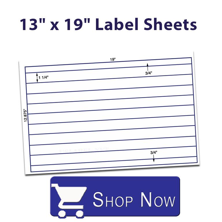 Blank 13" x 19" Label Sheets - uslabel.net
