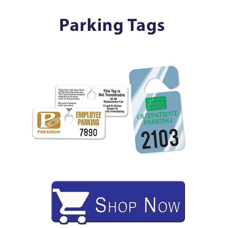 Custom Numbered Parking Tags| Uslabel.net
